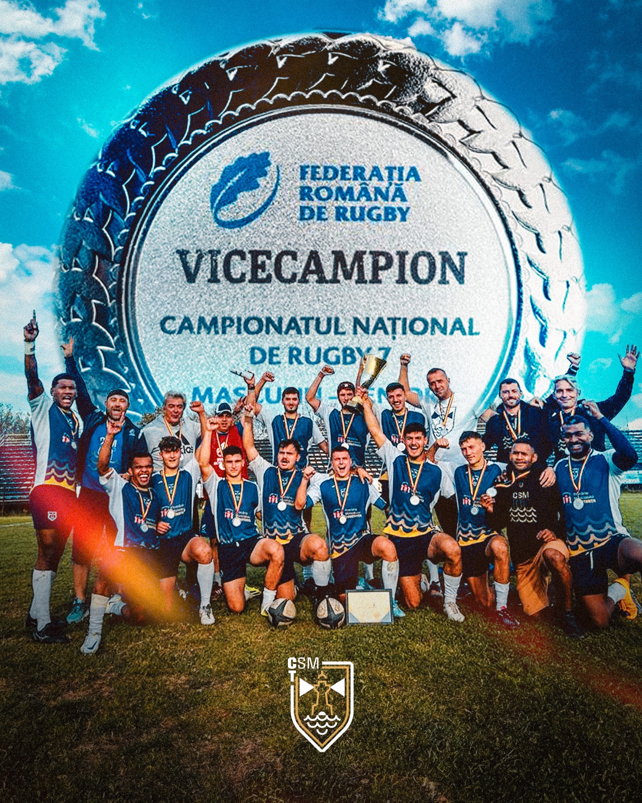 CSM Constanța este vicecampioană națională la rugby 7s! - CSM Constanța