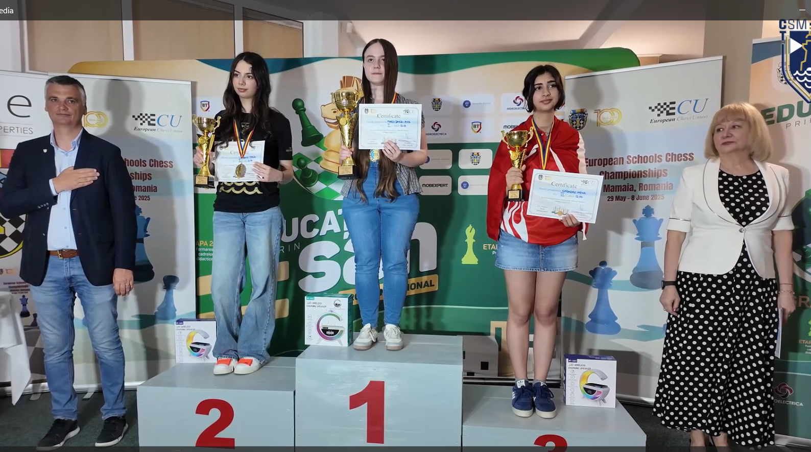 Maria Criveanu, vicecampioană europenă la șah! CSM Constanța a avut 20 ...